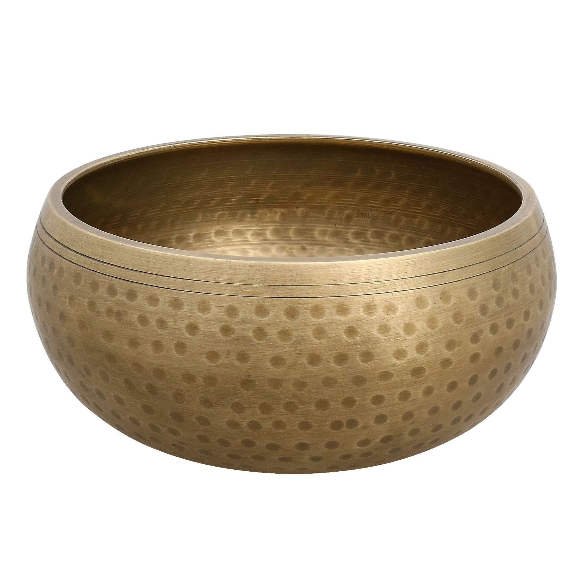 Shalinindia - Tibetan Buddhist Large Singing Bowl with Cushion from India for Meditation Sound Healing Prayer Percussion Musical Instrument 6" Inch