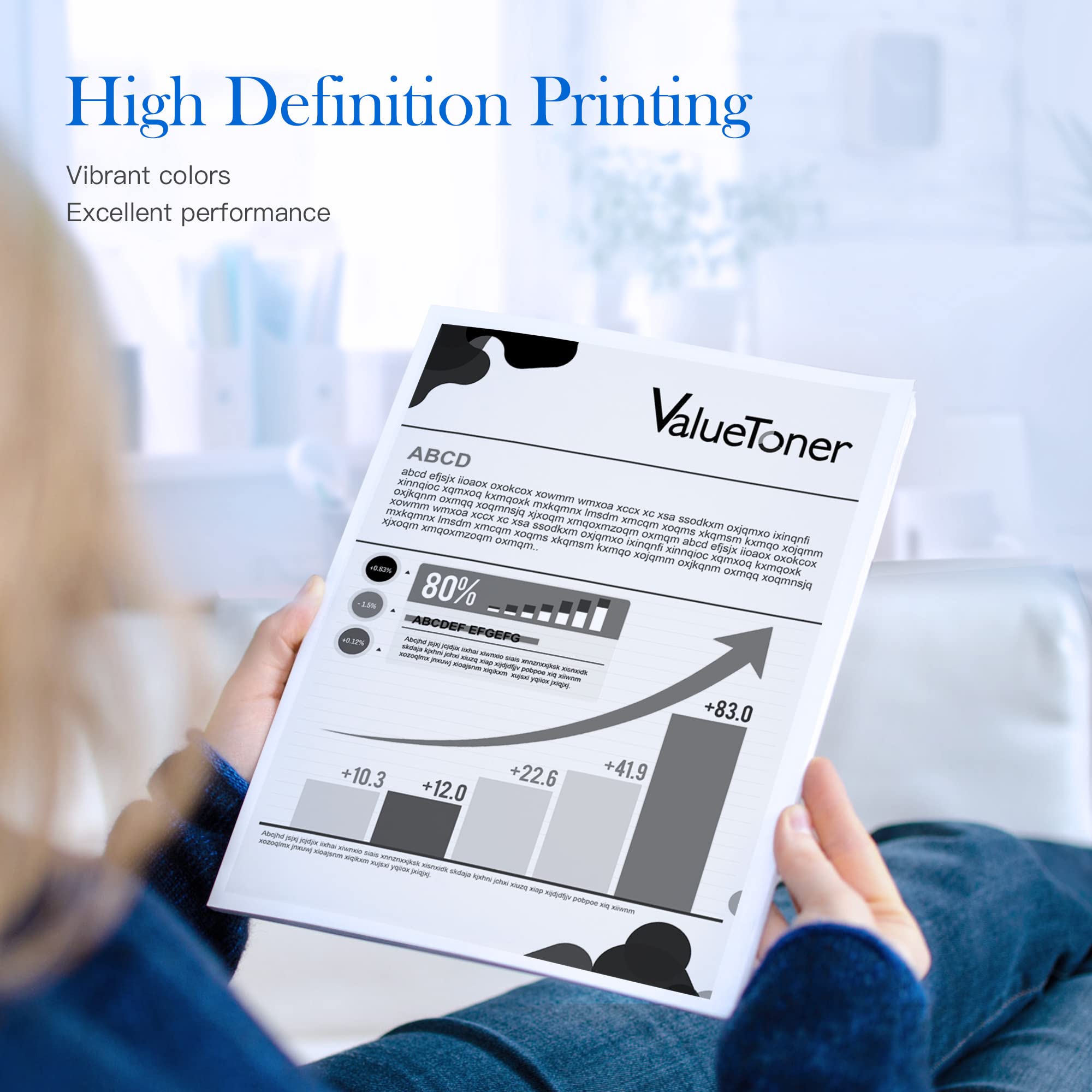Valuetoner Compatible Toner Cartridge Replacement for HP Laserjet 48A Black Toner Cartridge 48A CF248A Used for Laserjet Pro M15w M16a M15a M16w MFP M31w M30w M29w Laser Printer (Black, 4 Pack)