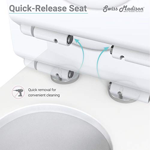 Swiss Madison SM-1T112 Ivy One Piece Toilet Dual Flush