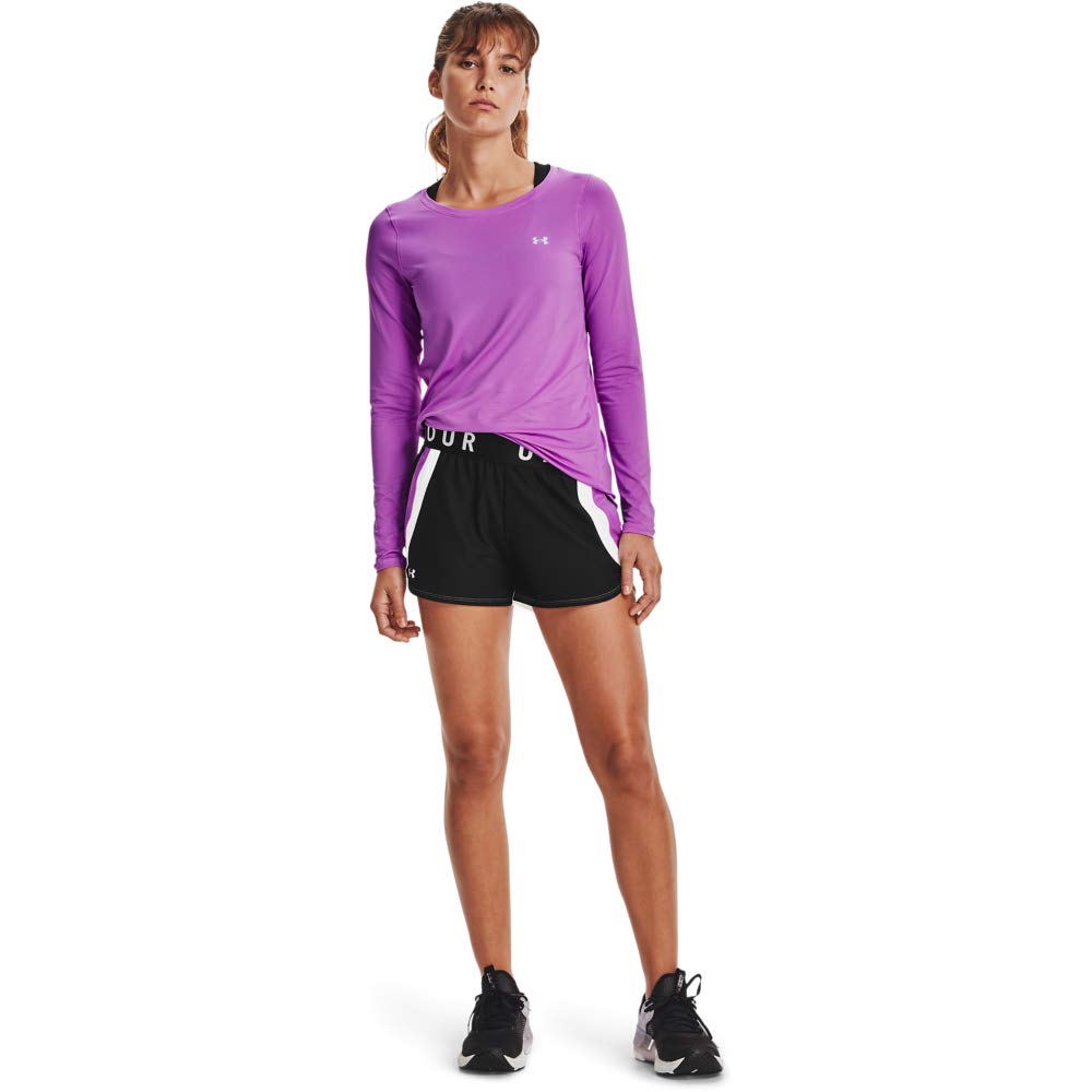 Under Armour Play Up 3.0 Novelty Workout Gym Shorts, Black (004)/White, X-Small