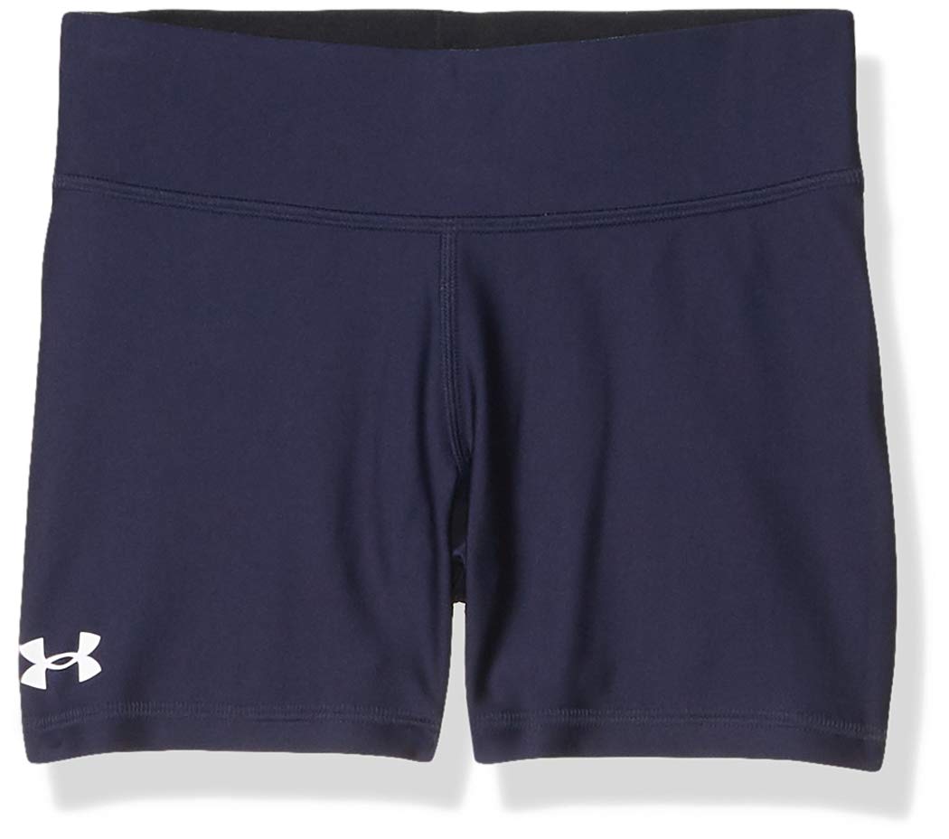 Under Armour Team Shorty 4, Midnight Navy/White, Youth Large
