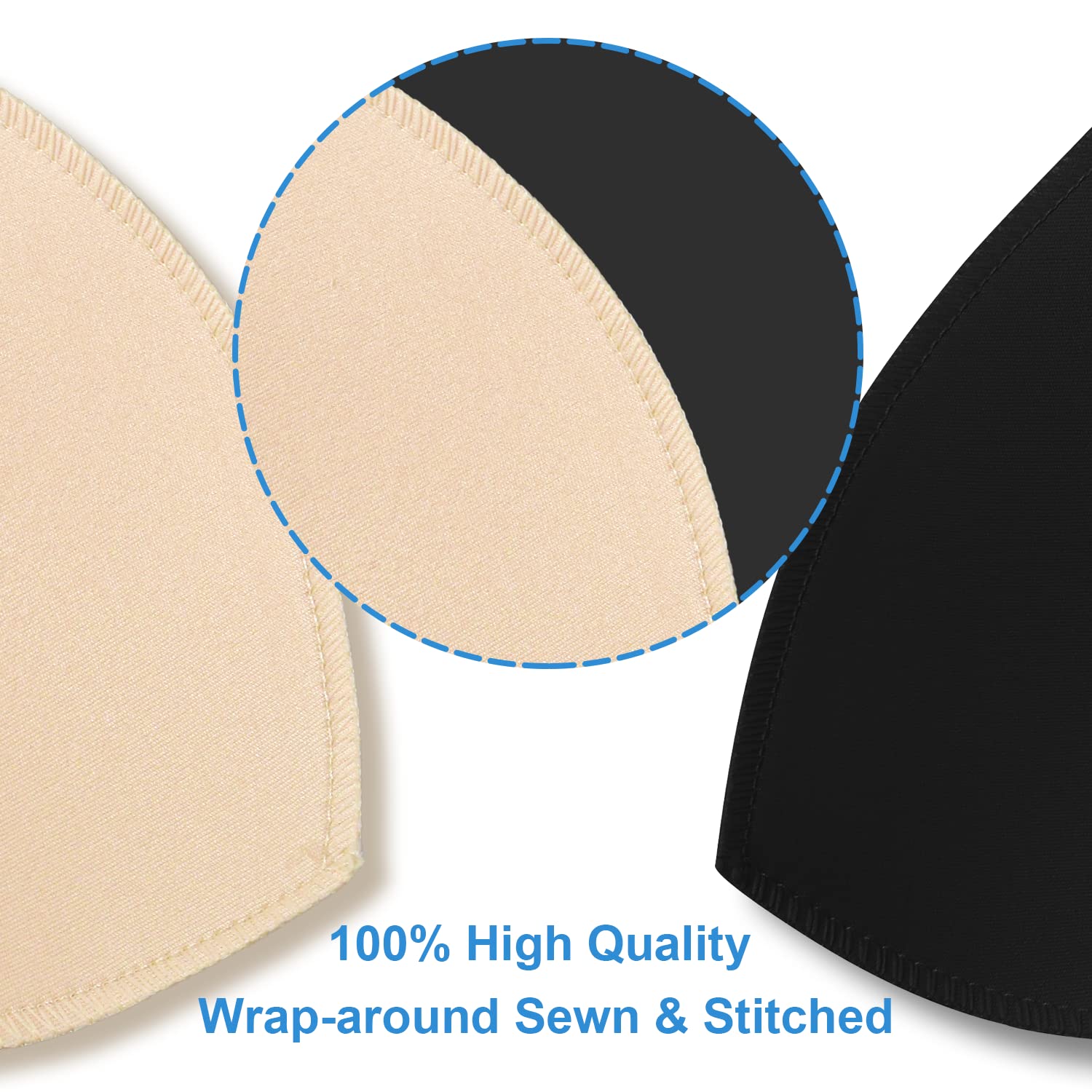 TopBine Bra Pads Inserts (3 Beige M)