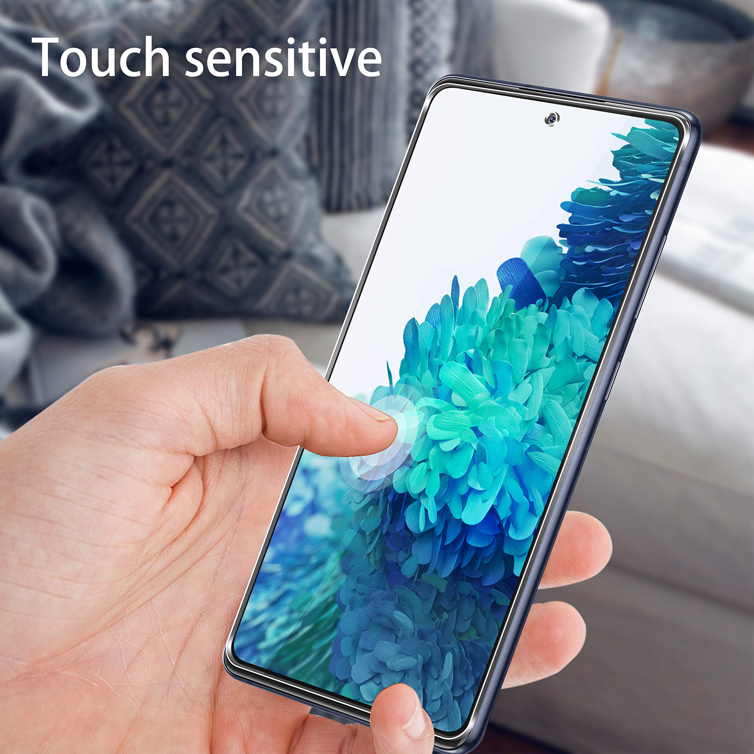 UniqueMe [2+2 Pack] Compatible for Samsung Galaxy S20 FE 5G/ Fan Edition 5G Camera Lens Protector and Screen Protector, Tempered Glass HD Clear [Anti-Scratch] [Bubble Free]