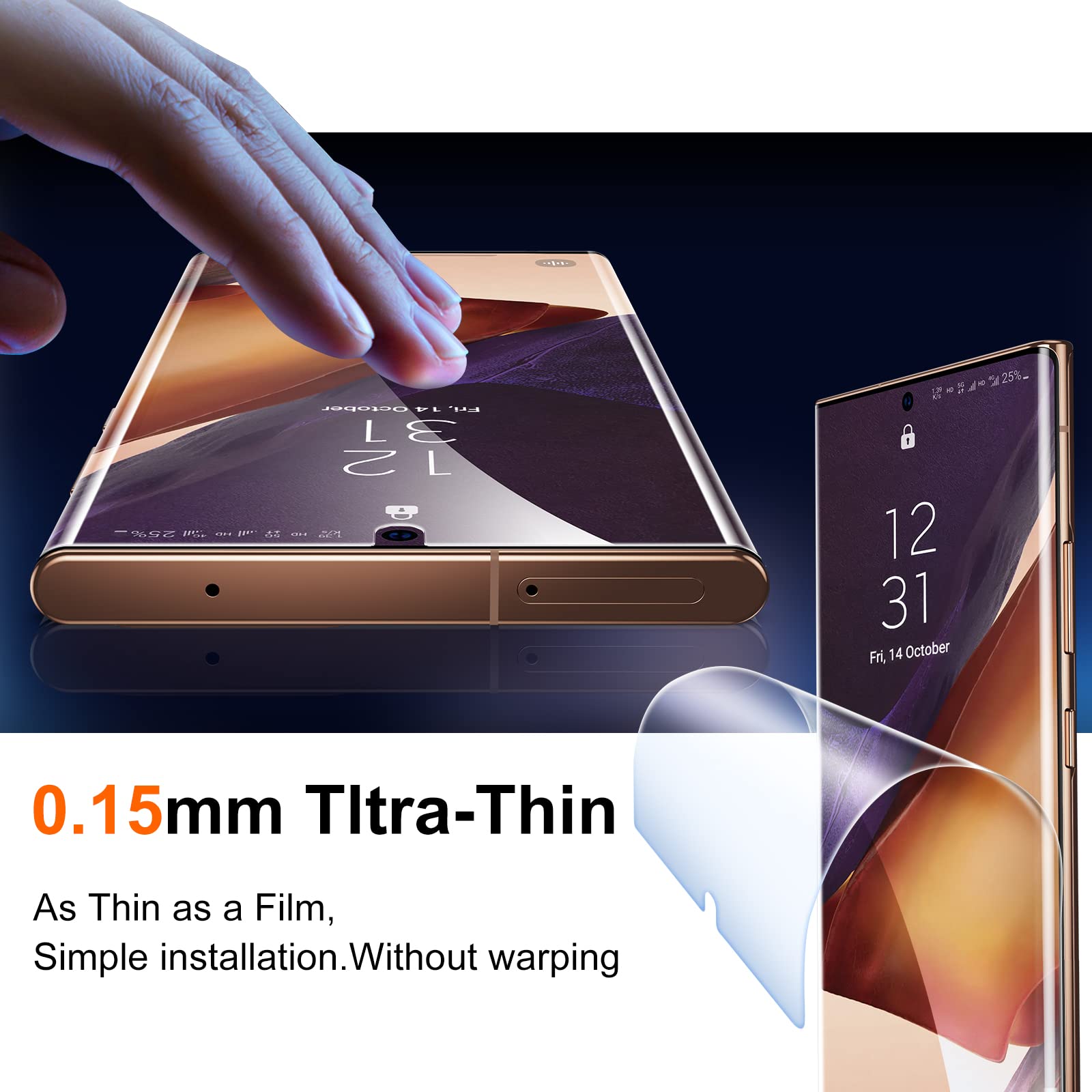 UniqueMe [2+2 Pack] Camera Lens Protector and Screen Protector for Samsung Galaxy A51 4G / 5G / 5G UW Tempered Glass [Easy Installation Frame] HD Clear [Anti-Scratch] [Bubble Free]