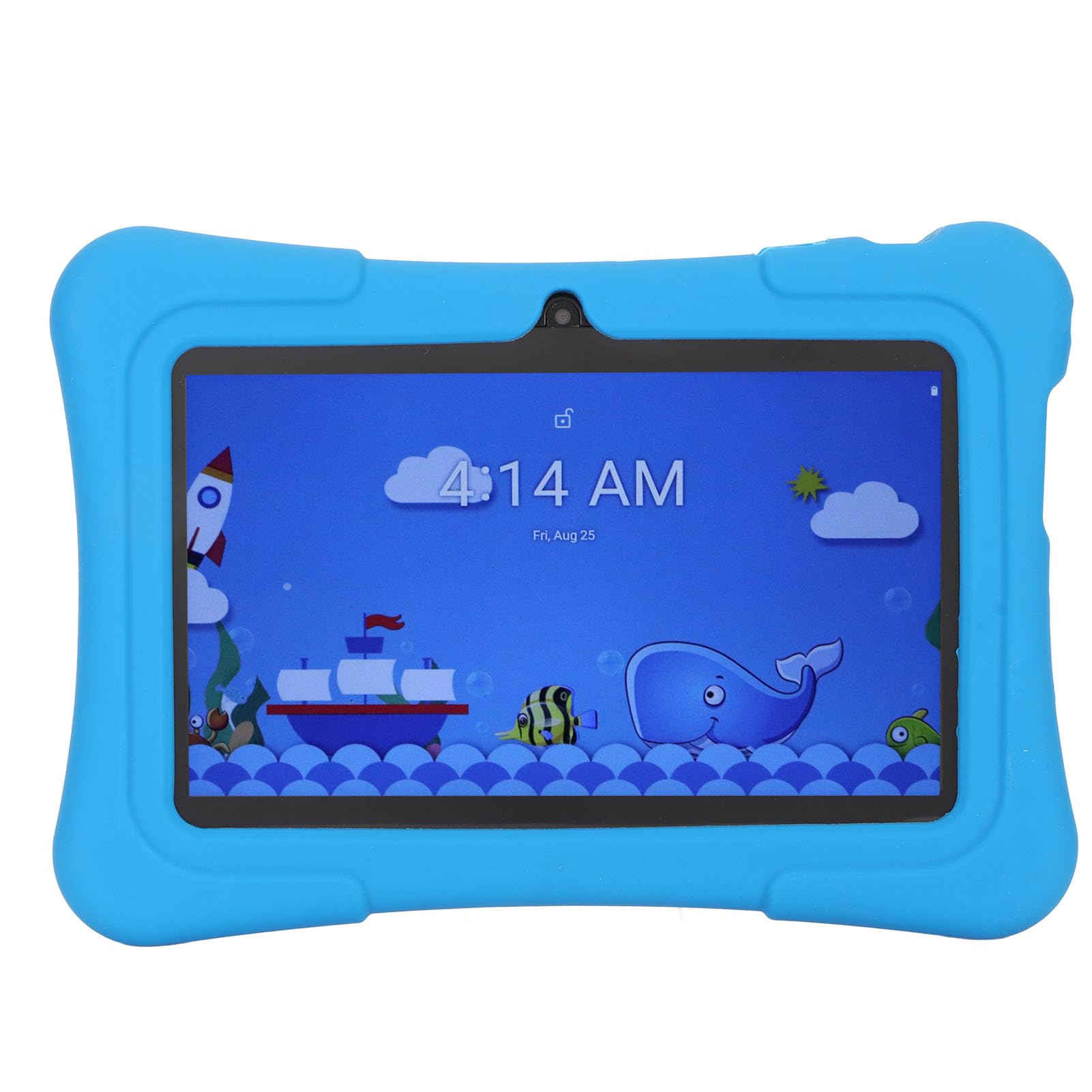 Yunir Kids Tablet, 7 Inch Quad Core WiFi Bluetooth Android 11 Toddler Tablet with Parental Control,2GB RAM 32GB ROM (US Plug 100‑240V)