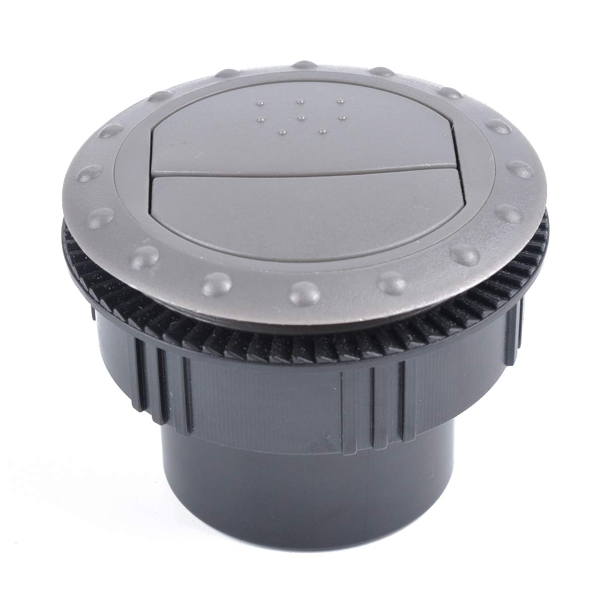 Universal 60mm/2.3inch Air Conditioning Deflector Outlet Roof Rotating Round Air Vent Ventilation Outle for Car Boat RV ATV A/C