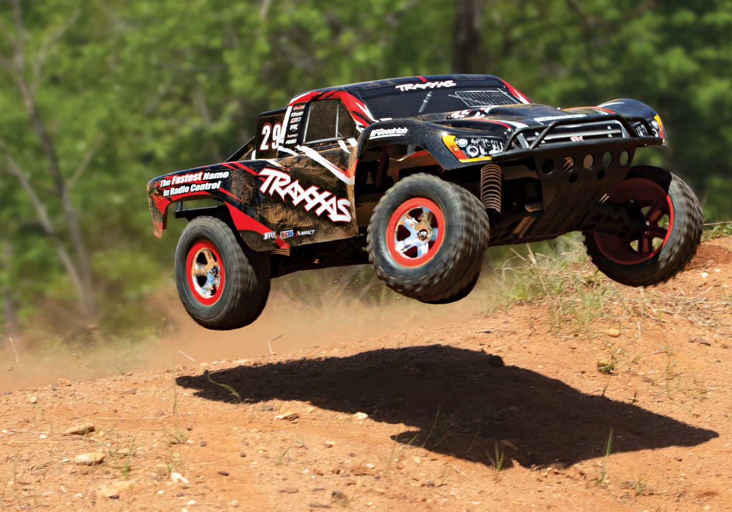Traxxas Slash 1/10 Scale 2WD Short Course Racing Truck with TQ 2.4GHz Radio System, Black