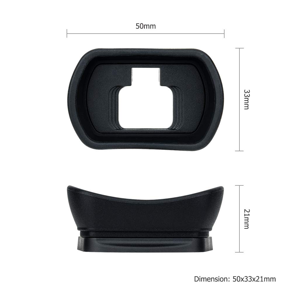 Z6II Z7II Eyecup + SD XQD Memory Card Case:Soft Silicon Camera Eyecup with 30 SD + 15 CFexpress B/XQD Cards Storage Case