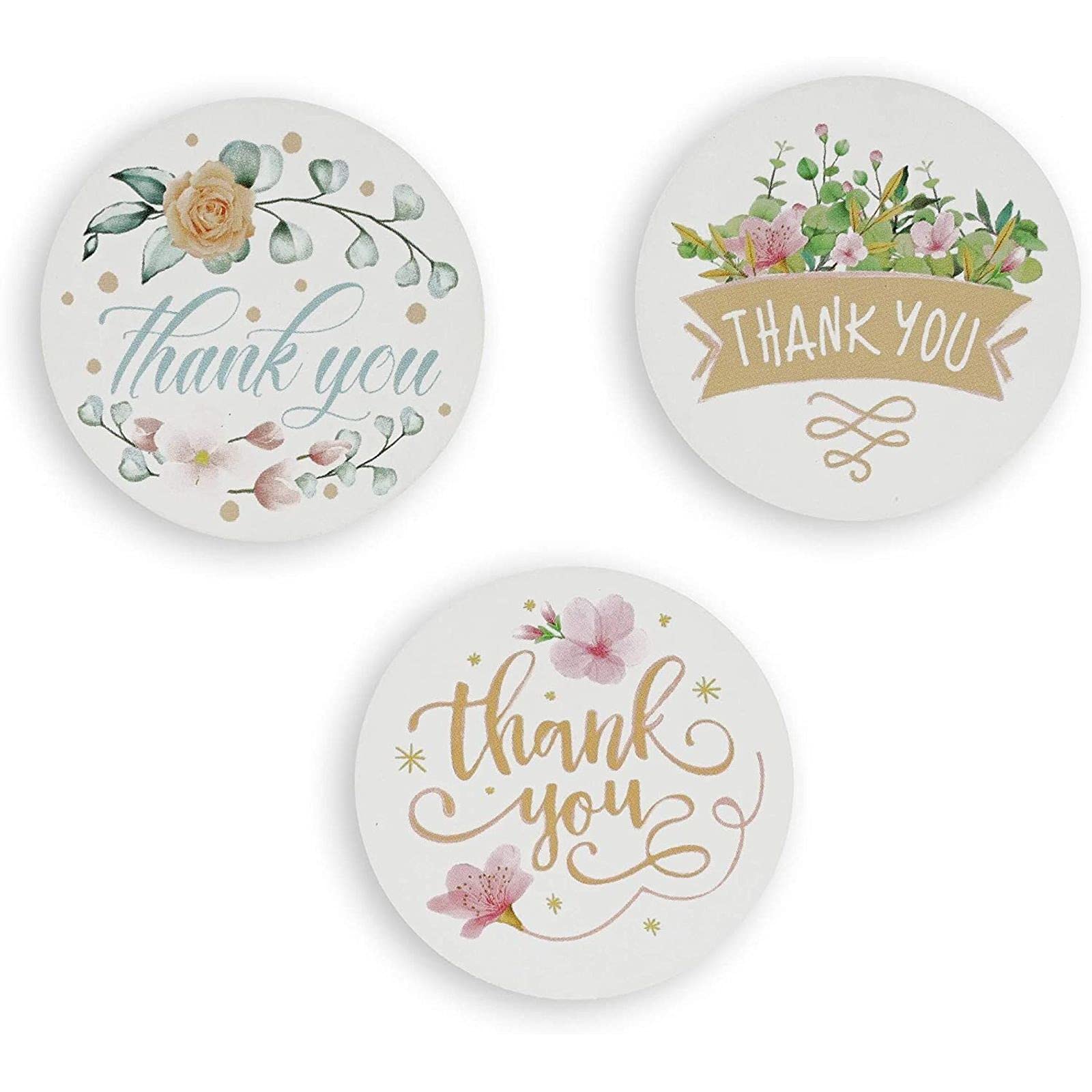 Thank You Stickers, Envelope Seals (1.5 in, 1000 Pieces)