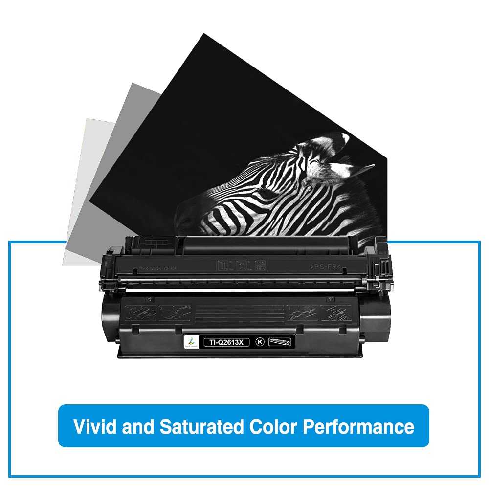 TRUE IMAGE Compatible Toner Cartridge Replacement for HP 13X 15A 15X 13A Q2613X C7115X C7115A Q2613A for Laserjet 1200 1300 1300n 3380 3300 1000 1220 3320 3330 Printer Ink (Black, 1-Pack)