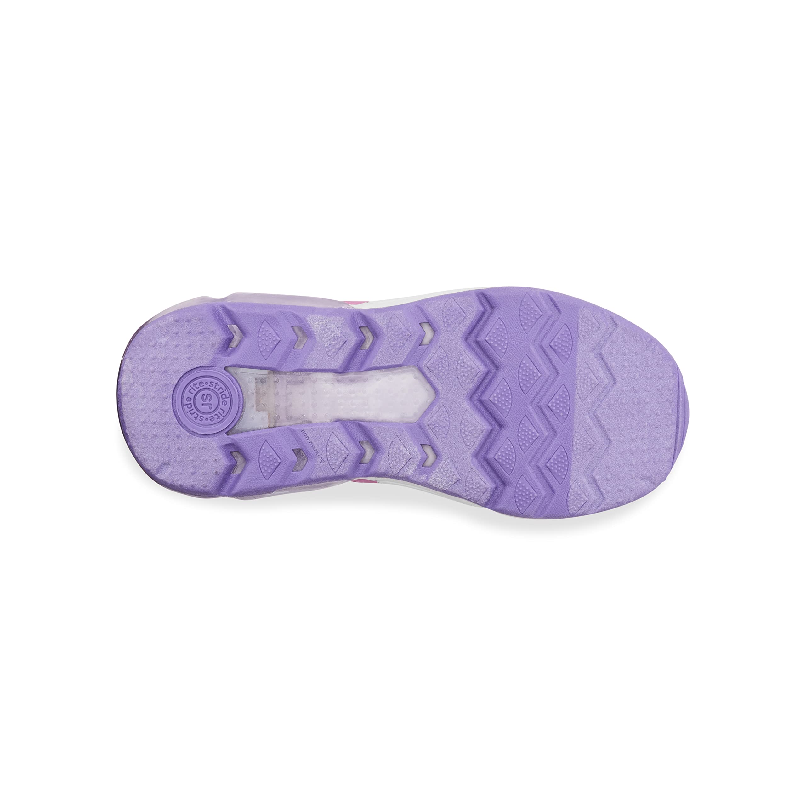 Stride Rite Girls M2P Lumi Bounce Sneaker, Pink, 13.5 Little Kid