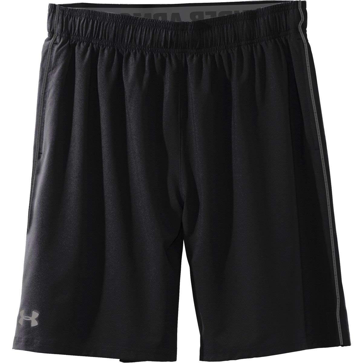 Under Armour Men's Raid 10-Inch Shorts (Medium, Pure Black)