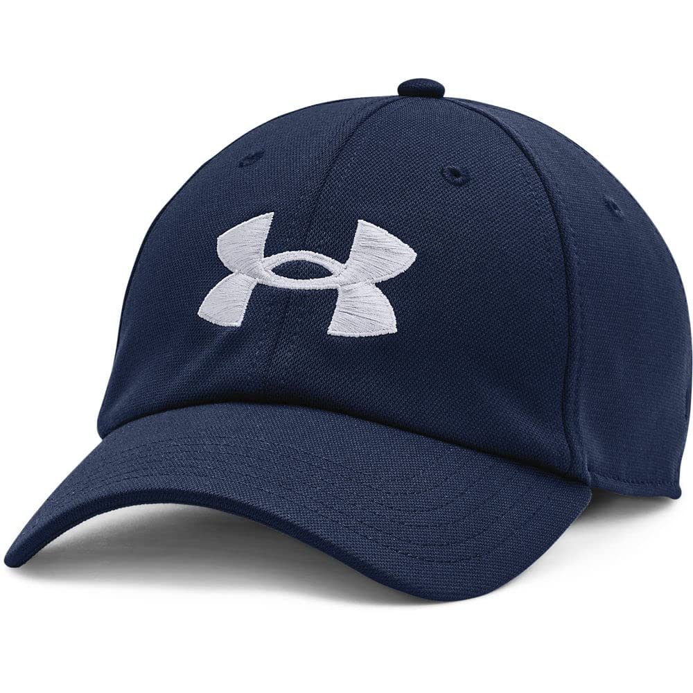 Under Armour Men's Blitzing Adjustable Hat , Academy Blue (408)/Mod Gray , One Size Fits Most