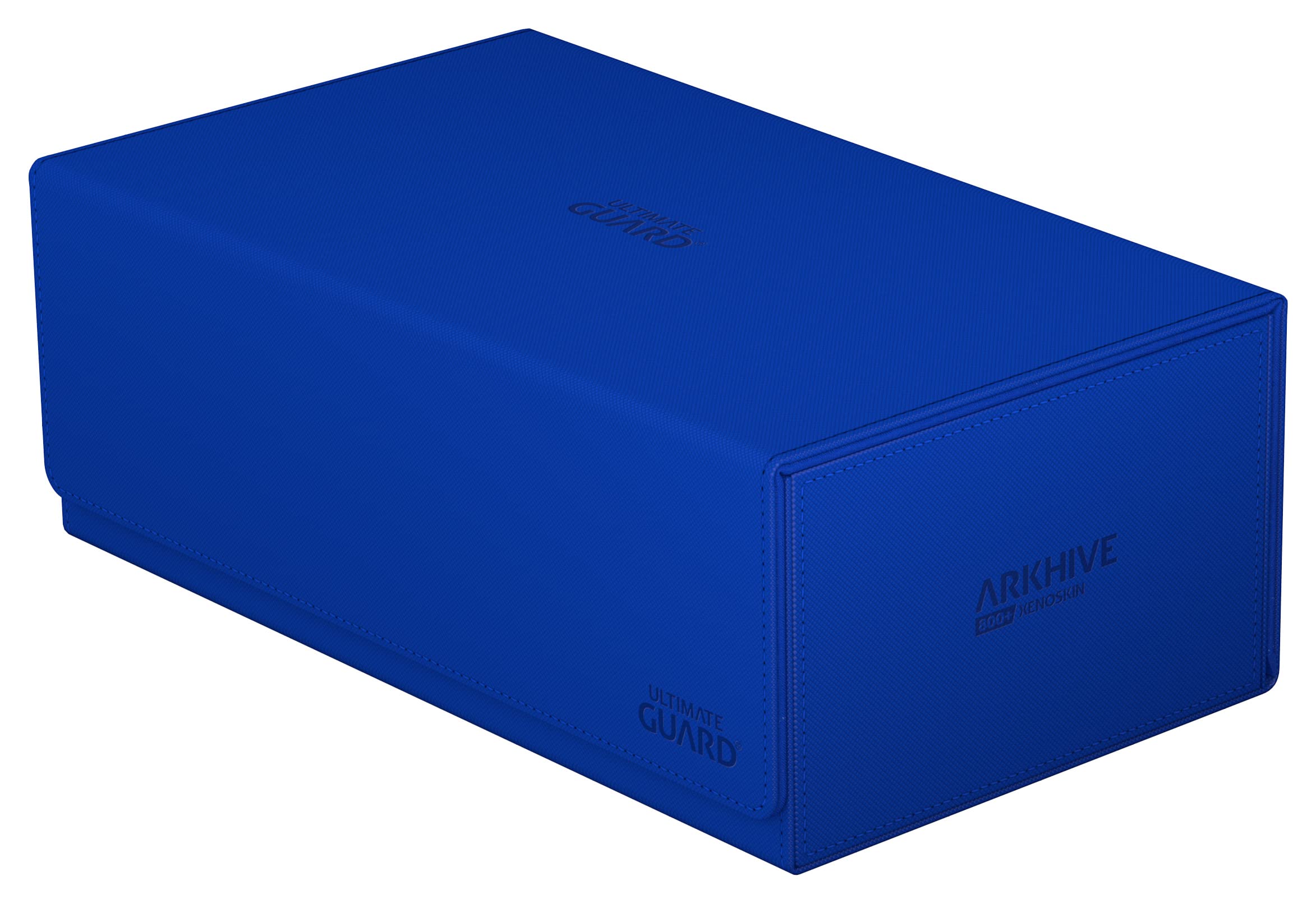Ultimate Guard Arkhive 800+, Deck Case for 800 Double-Sleeved TCG Cards, Red/Grey, Compatible with Boulders, Magnetic Closure & Microfiber Lining