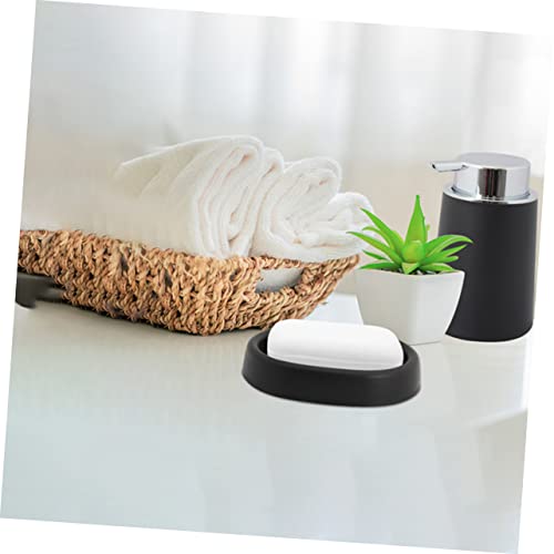 Zerodeko 3 Sets Bathroom Set Soap Dish Tumbler Rinsing Cup Bath Accessories Makeup Accessories Makeup Tray Makeup Stuff Simple Bathroom Wash Accessories Dressing Table 4 Piece Set Plastic