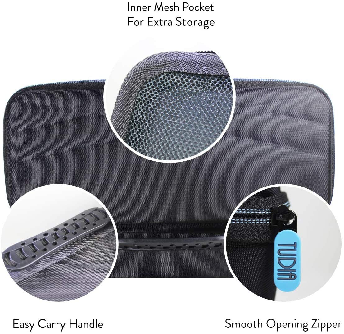 TUDIA EVA Empty Carrying Case for Hot Wheels Track and Cars, Hard Storage Travel Portable Case Bag [Case ONLY, Hot Wheels NOT included]
