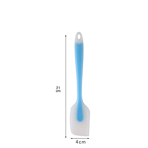 TANACC Frying Spatula Shovel Kitchen Silicone Spatula Translucent for Cooking Dough Scrape Cream Heat-Resistant Utensils Baking Cake Brush Tools