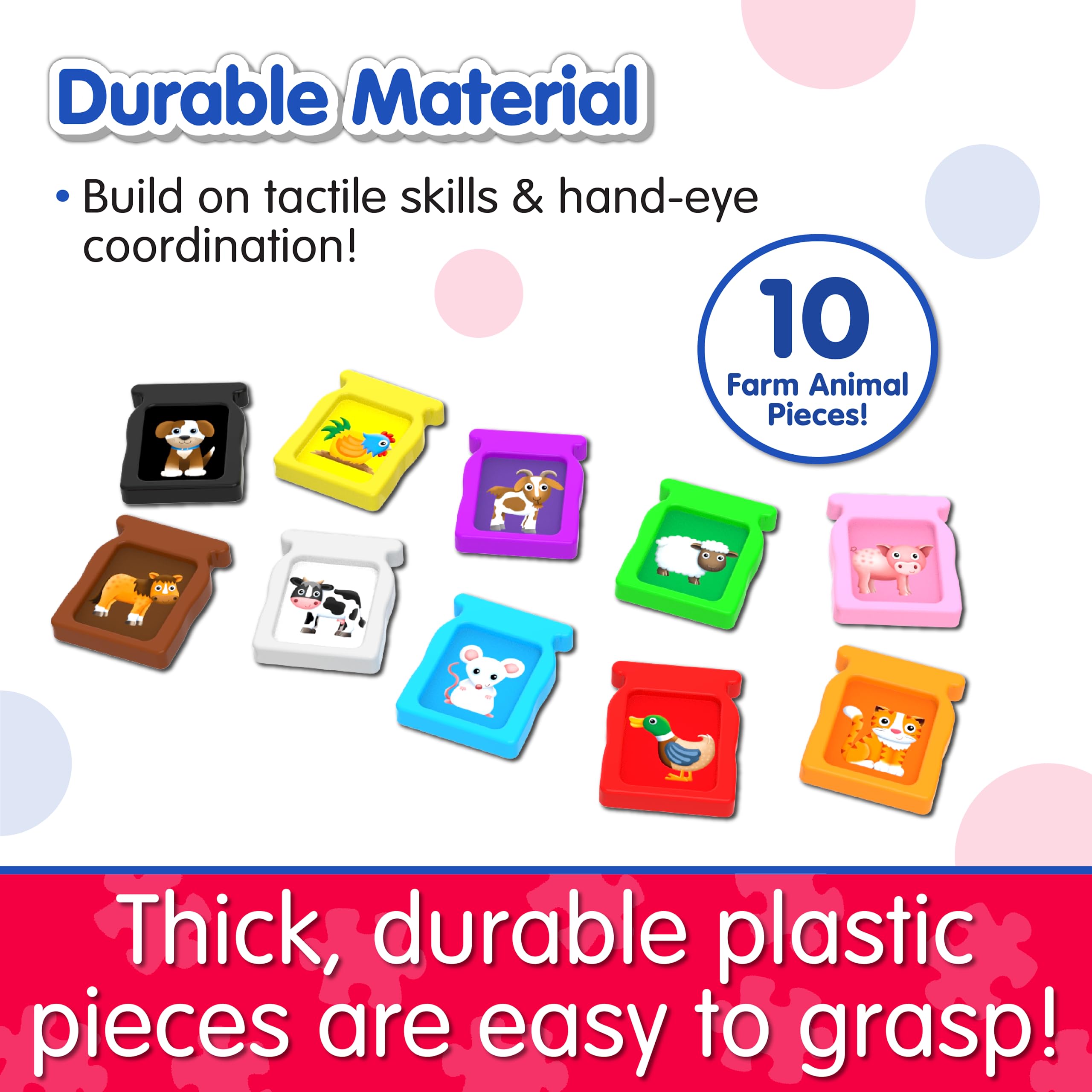 The Learning Journey: Learn with Me β Animal Farm β Teaching Toddler Educational Playset - Counting and Sorting - Preschool Learning Toys & Gifts for Boys & Girls Ages 2-5 Years