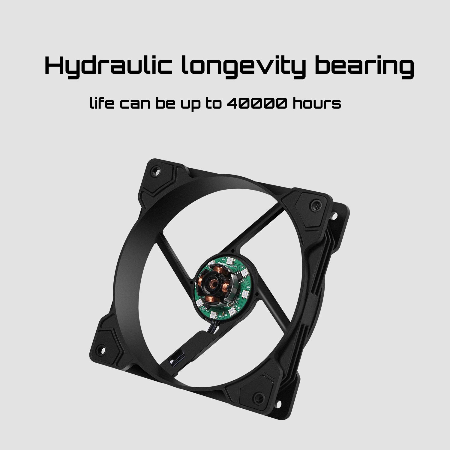 upHere 120mm 3-Pin High Airflow Long Life Red LED Case Fan for PC Cases, CPU Coolers, and Radiators 3-Pack,SR12-RD3-3-US