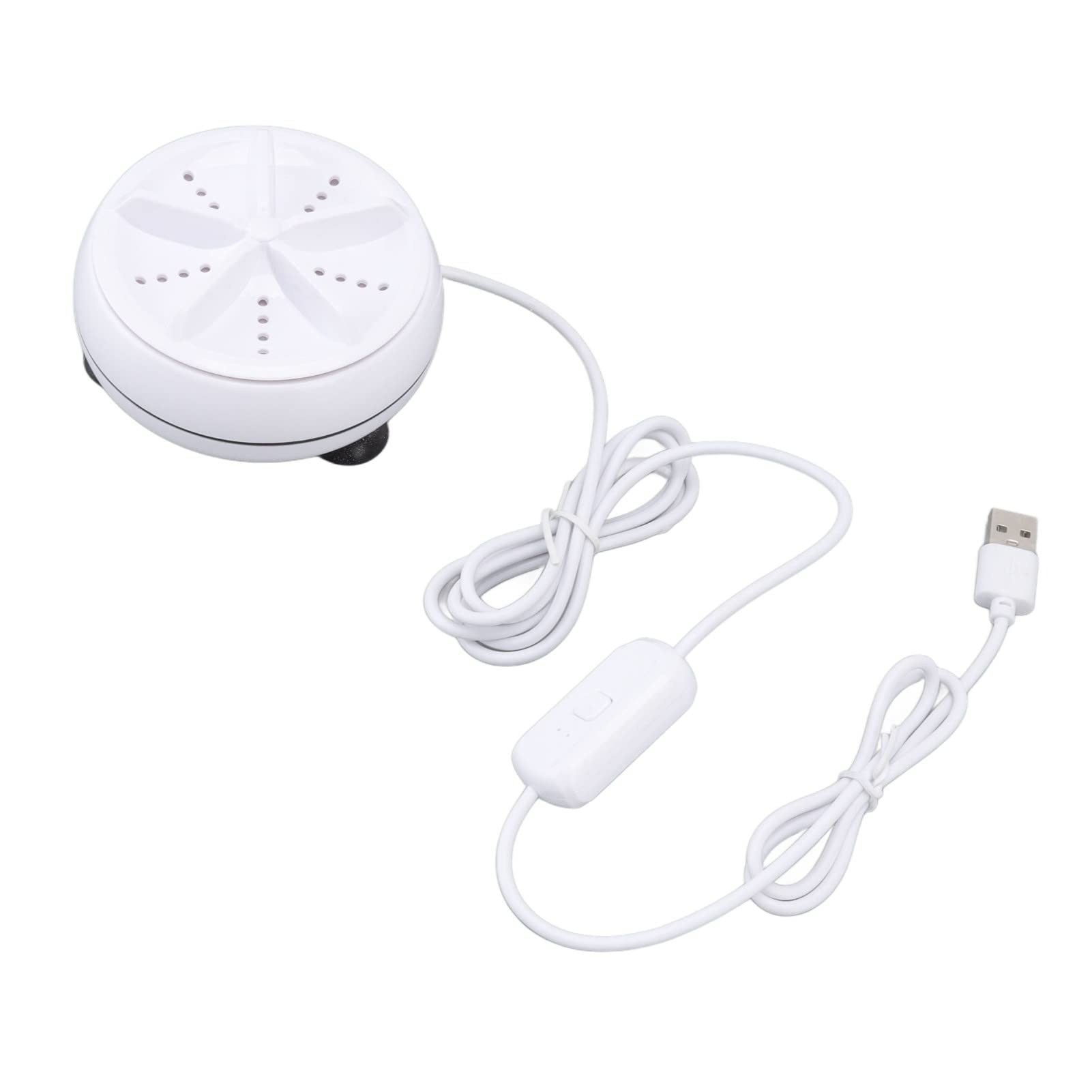 VTOSEN Mini Washing Machine Low Noise USB Powered Portable Washer for Underwear and Socks Cleaning for Travel, Dormitory, Automatic Portable Underwear Washer