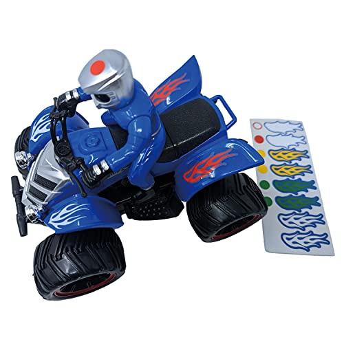 Think Gizmos Remote Control Quad Bike – Super Fun Speed Master Remote Control Toy Quad Bike - Multichannel Remote and Helpful Coloured Stickers for Multiplayer Fun
