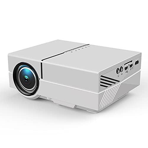 ZYJBM LED Projector 170 Inches Full 1080P Suported with USB For Home Theater Movie Media Player ( Color : white-Fruit peach5 )
