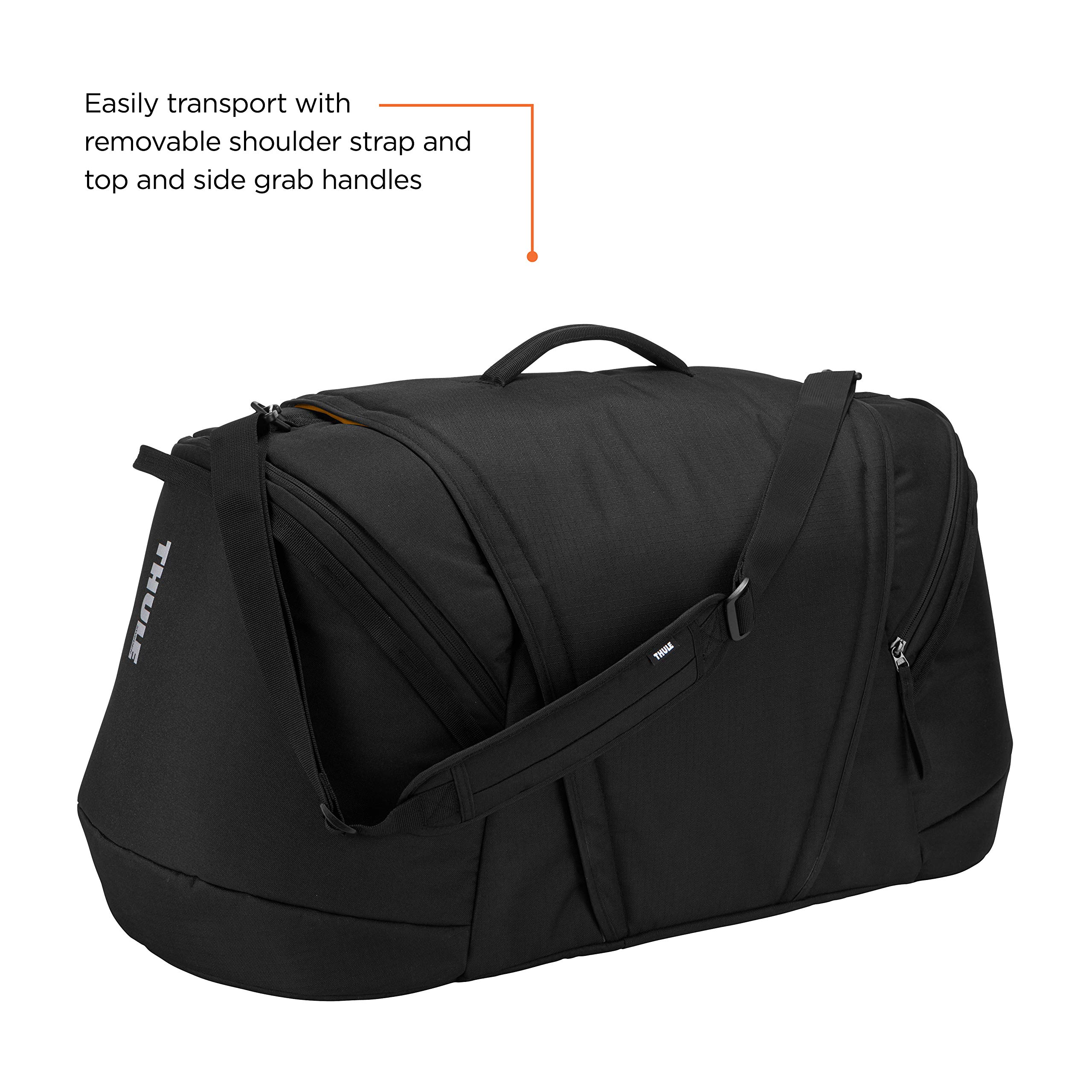 Thule RoundTrip Ski and Snowboard Duffel Bag 90L, Black
