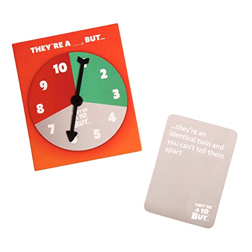 They're a 10 But...The Hot or Not Party Game - Fun Card Games for Adults by What Do You MemeĀ®