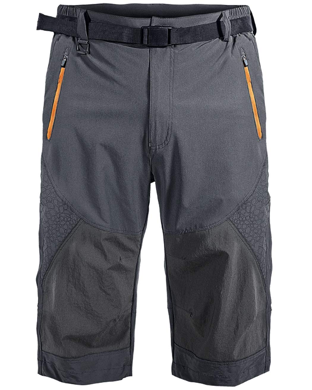 Vcansion Men's Quick Dry Summer Lightweight Sports Casual Cargo Shorts Grey M