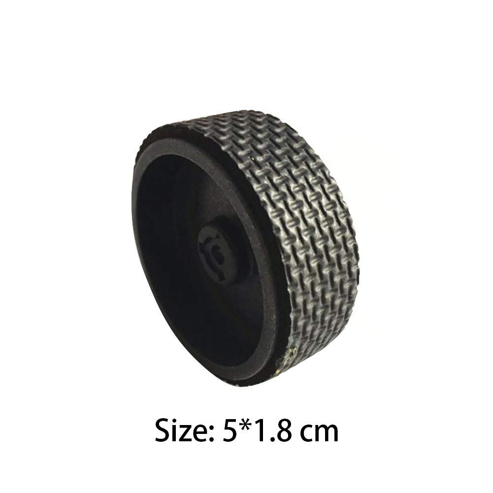 Wheels and Tires, Mopping Robot Parts Replacement Tire for IRobot braava 380 320, 5 1.8 cm
