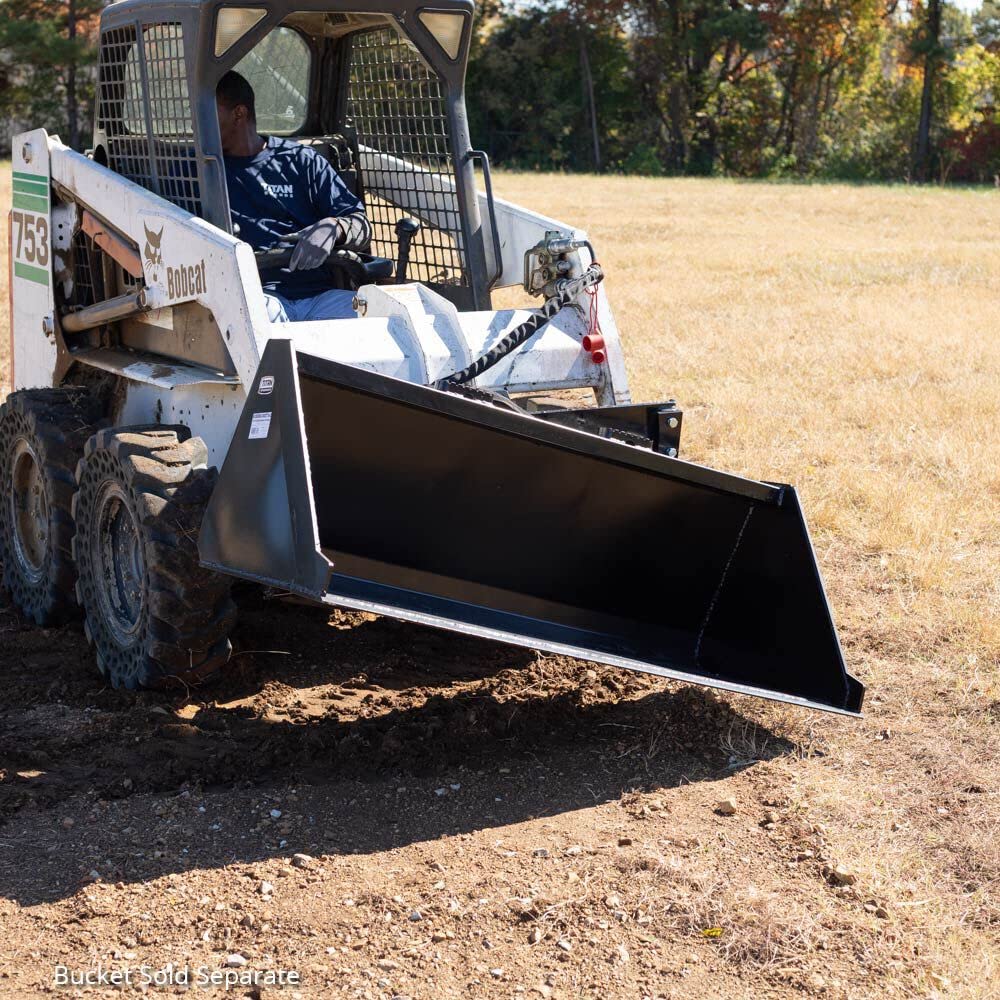 Titan Attachments Hydraulic Tilt Mount Plate for Skid Steers and Quick Tach Tractors Version 2