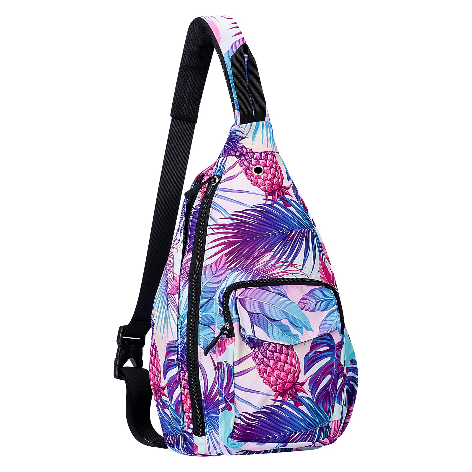 XEYOU Women's Sling Crossbody bag Casual Daypack Outdoor Travel Hiking Backpack for Cycling Walking Dog Hiking, Cactus Flower