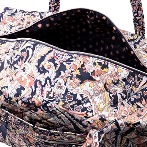 Vera Bradley Women's Performance Twill Large Travel Duffle Bag, Tangier Paisley, One Size