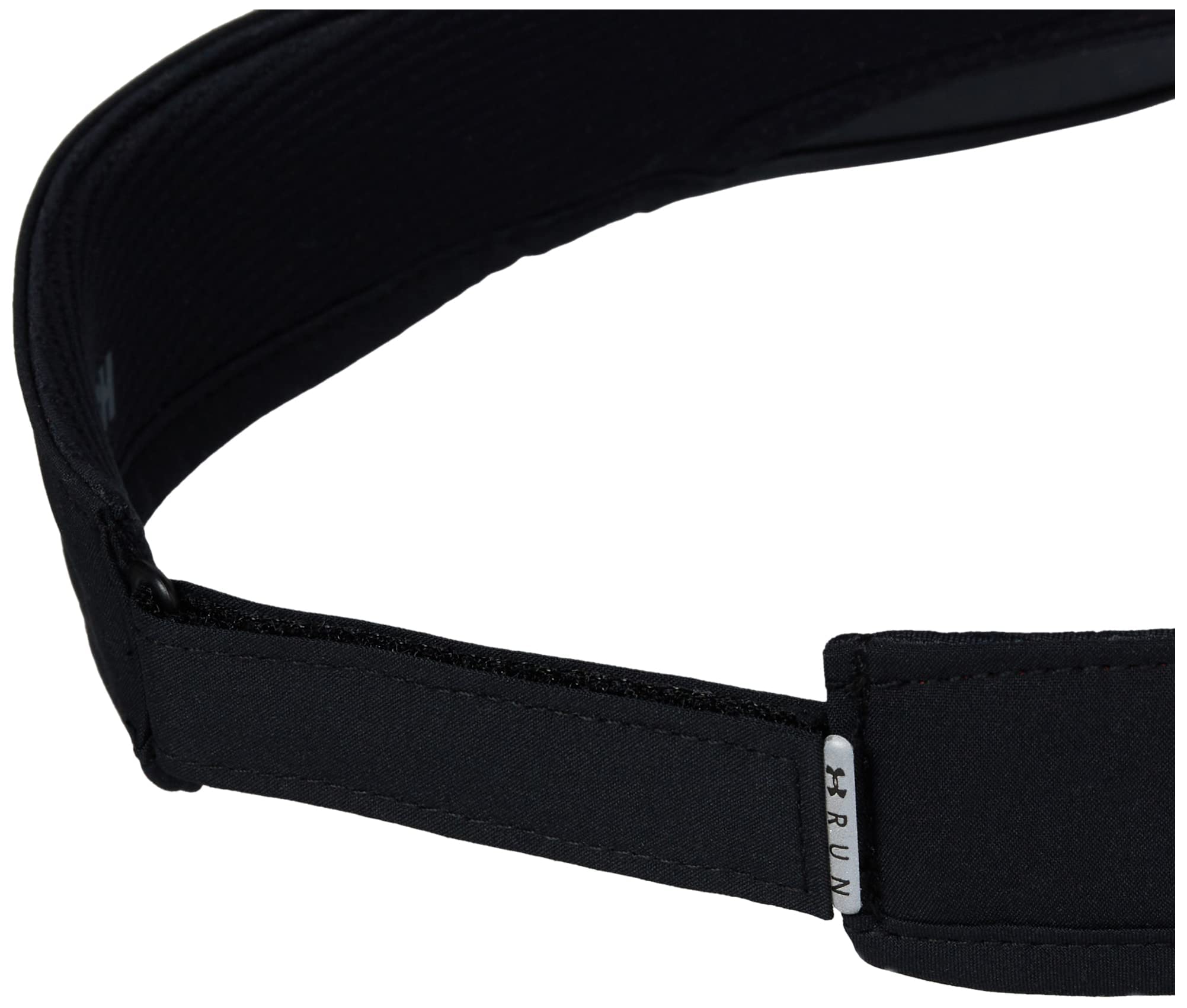 Under Armour Men's Launch Run Visor , Black (001)/Reflective , One Size Fits Most