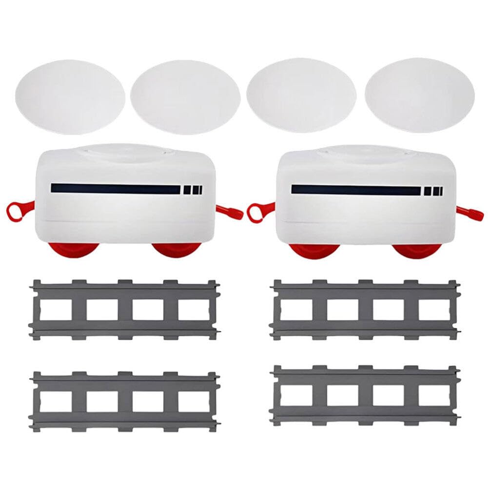 TOYANDONA Sushi Train Set Toy | Rotating Table Food Train Battery Powered Toy Train Set for Party DIY Sushi Display Table Swing Plate, Under Christmas Tree Train Track for Kids