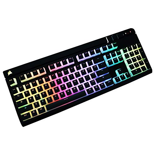 Wired Gaming Keyboard 108 Keys Backlight Keycaps Ergonomics Mechanical USB Keyboard