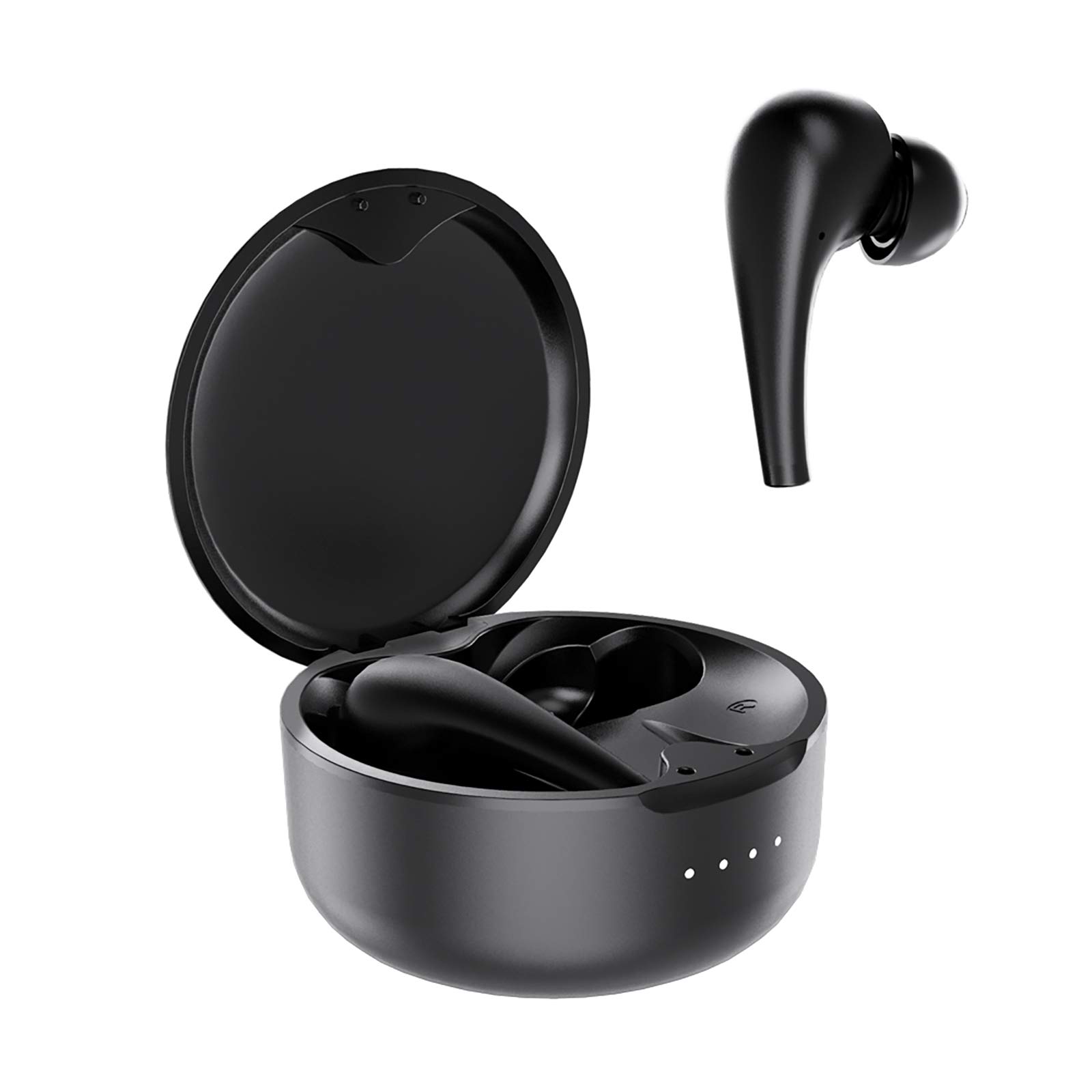 Wireless Earbuds, Bluetooth 5.0 Headphones in-Ear, IPX7 Waterproof Sport Running Earphones with Charging Case, Bass Stereo/40H Playing Time,Built-in Mic Single/Twin Mode for iPhone/Android