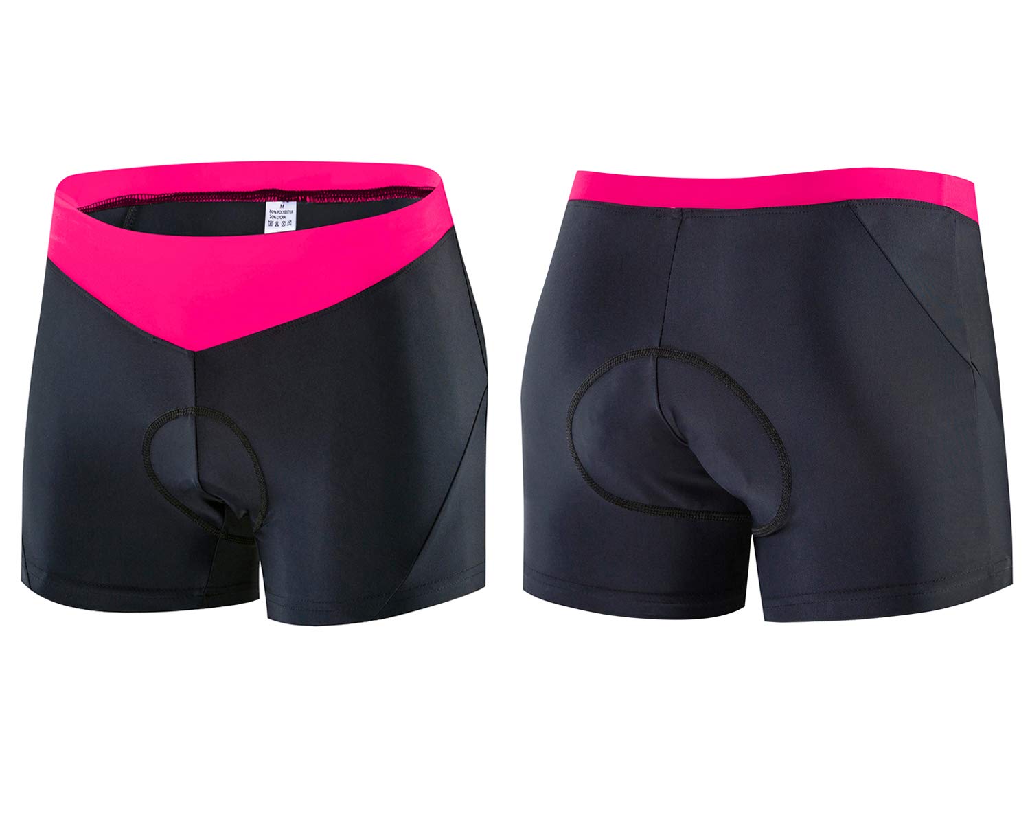 voofly Bike Underwear Women,Cycling Shorts Women Padded Bicycle Clothes Mountain Biking Short Small