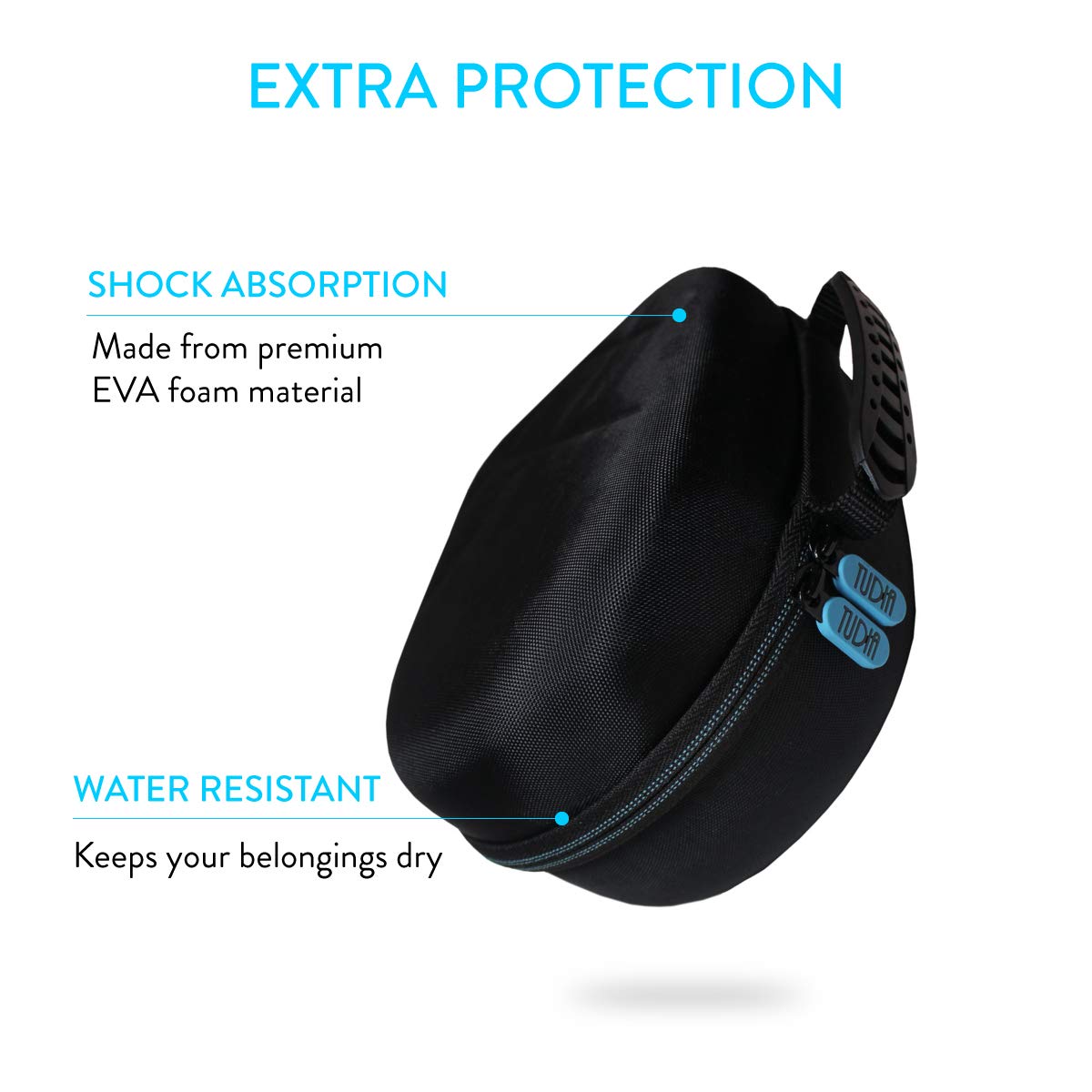 TUDIA Hard Travel EVA Shock Absorption Carrying Storage Case for Razer Kraken 7.1 V2 Wireless Gaming Headset Mac PC Game Headphone Microphone [CASE ONLY, Device NOT Included]