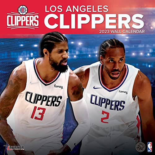TURNER SPORTS Los Angeles Clippers 2023 12X12 Team Wall Calendar (23998011881)