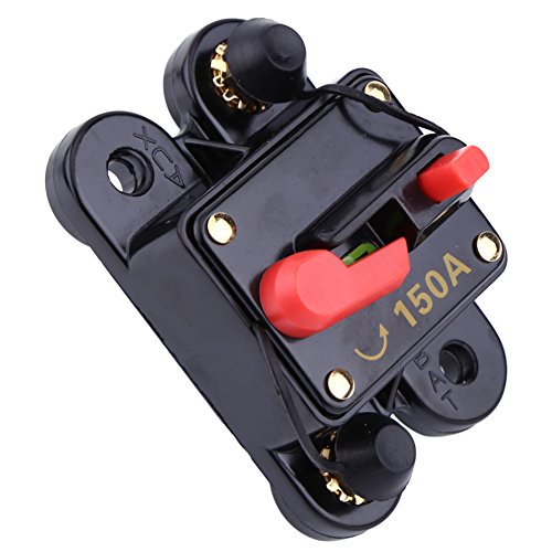 Tuwei Circuit Breaker, Electrical Disconnect Switch, Inverter Circuit Breaker with Inline, for Boat Bike (150A), Tuweinh9uy0pezr-03
