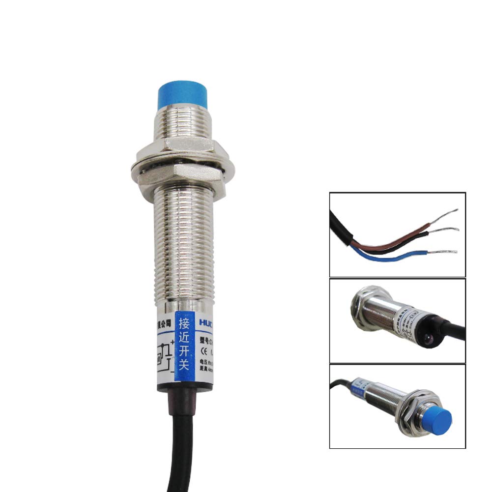 Twidec/M12 Approach Sensor Inductive Proximity Switch PNP NC DC 6-36V, 4mm Detecting Distance LJ12A3-4-Z/AY