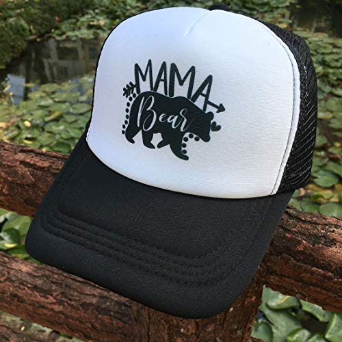Waldeal Women's Mama Bear Trucker Caps Adjustable Summer Mesh Baseball Hat