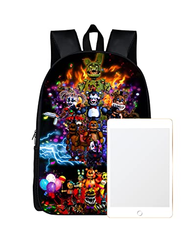 ZEK Cartoon Game Backpack Unisex Backpacks 3d Printing Backpack Sports Double Shoulder Bag Casual Daypacks 1-One Size
