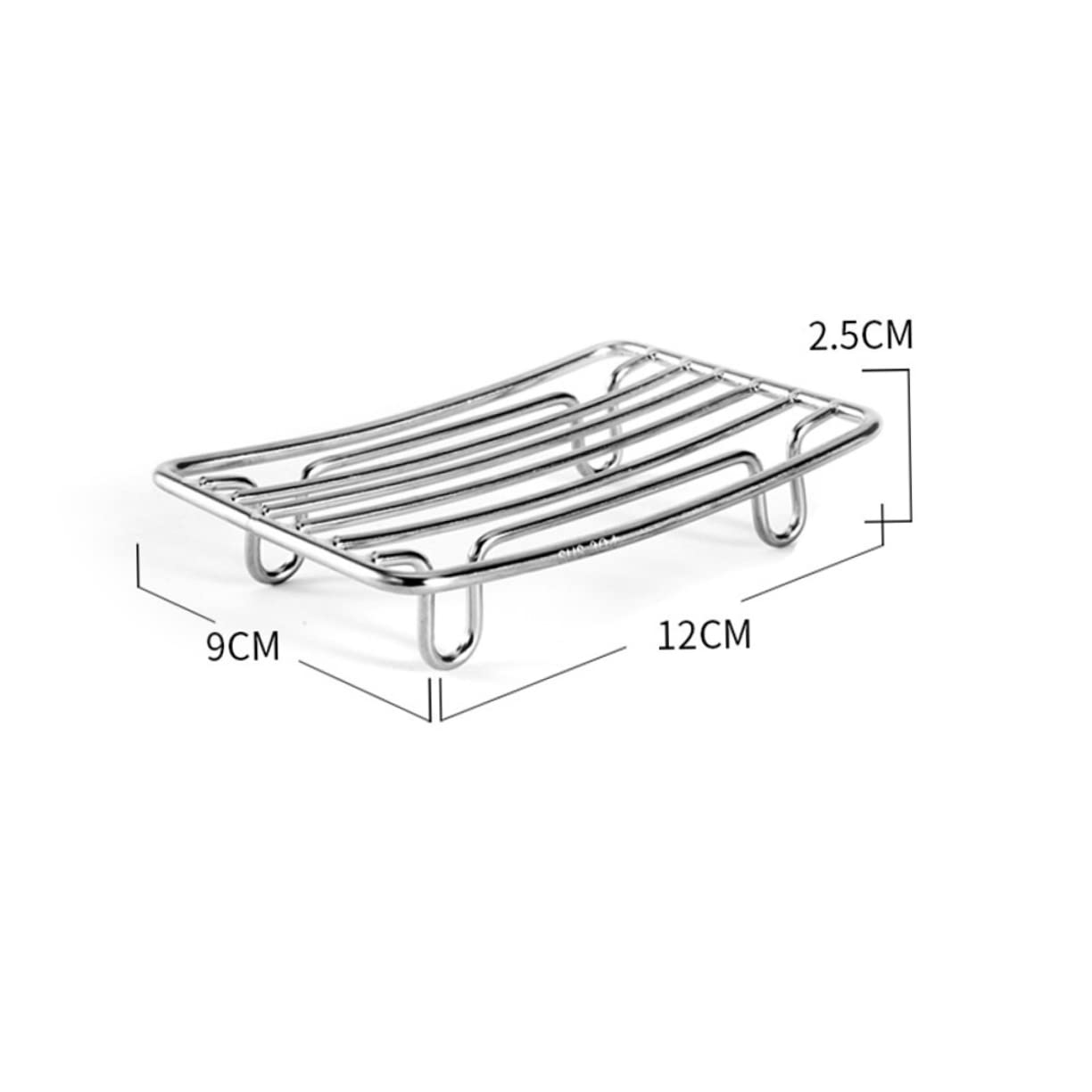Zerodeko Sponge Tray 1pc Stainless Steel Tray Sink Tray soap Dispenser Tray Sink soap Holder Drain Soap Rack Bathroom Shelf Stainless Steel Soap Rack Soap Dish Holder Drain pan Storage