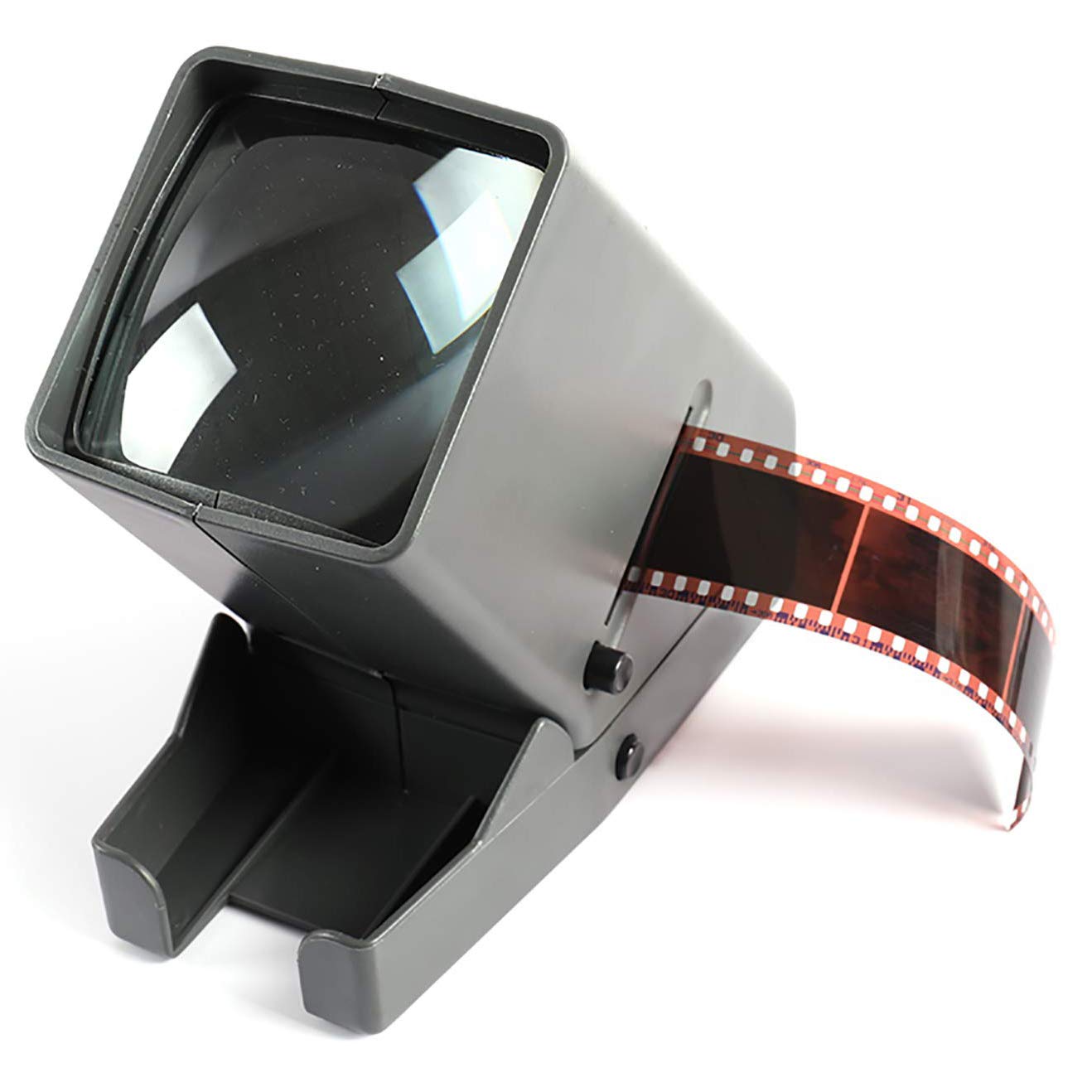 USB Powered 35mm Negative Slide Film Viewer, Old Slides Scanner Portable LED Lighted Negative Viewing β 3X Magnification, Handheld Projector Suit for 2 Γ 2 Slides