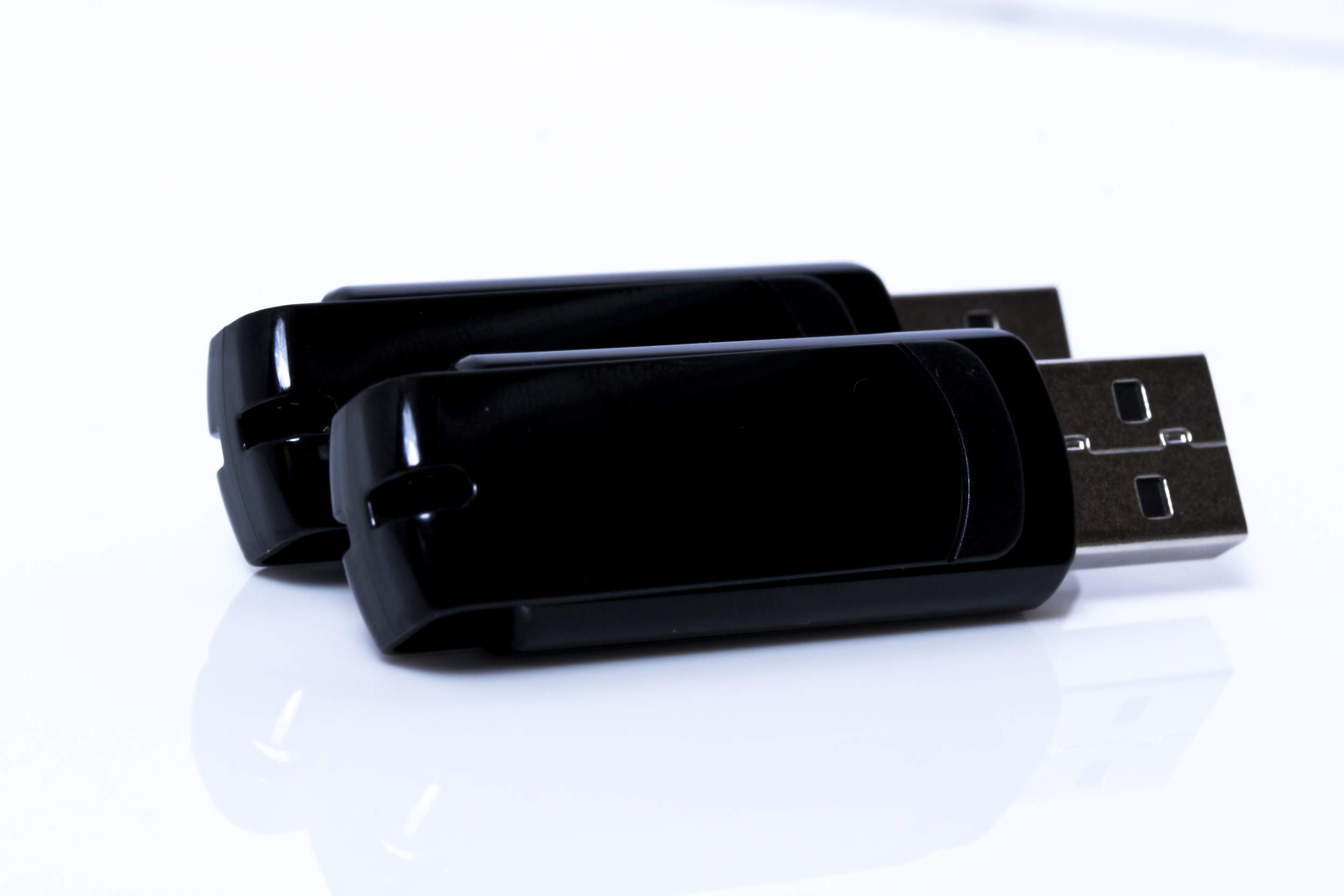 Unirex 2 Pack Swing 8GB USB 2.0 Thumb Drive, Black | Memory Stick Storage is Compatible with Computer, Tablet, or Laptop