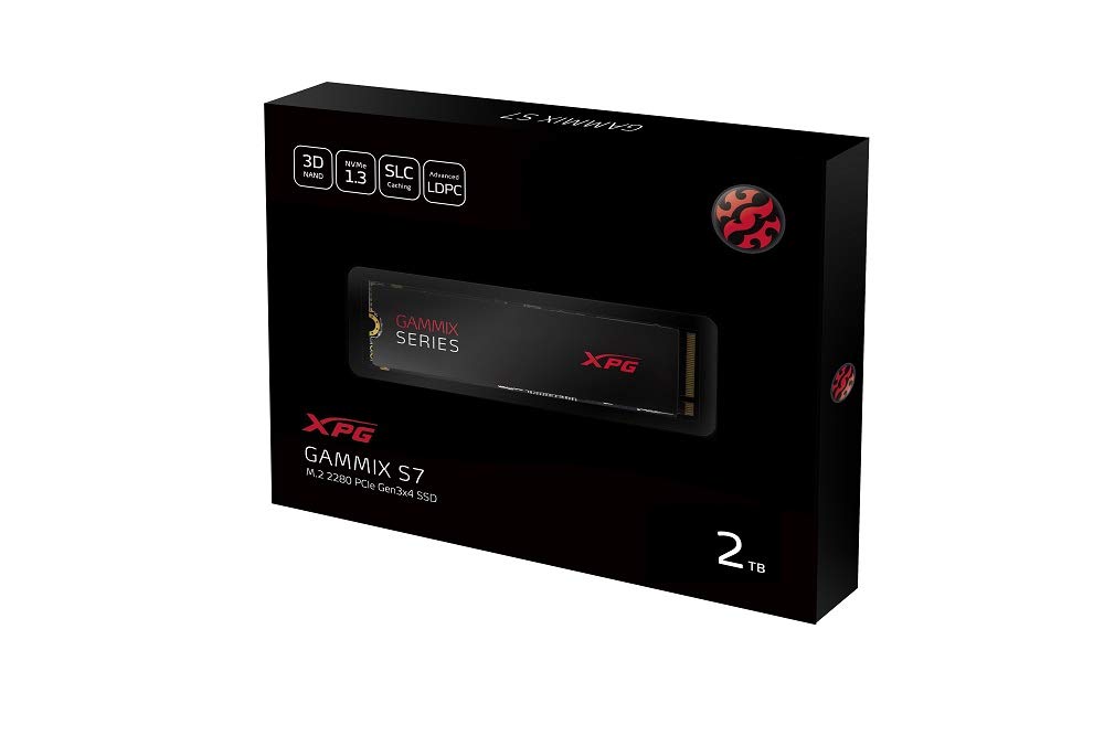 XPG S7 Series: 2TB PCIe Gen3x4 M.2 2280 3500/3000MB/s Solid State Drive
