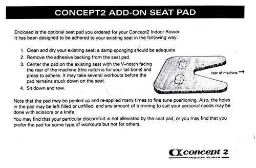 Rowing Machine Seat Pad - Works Great on All Rowers