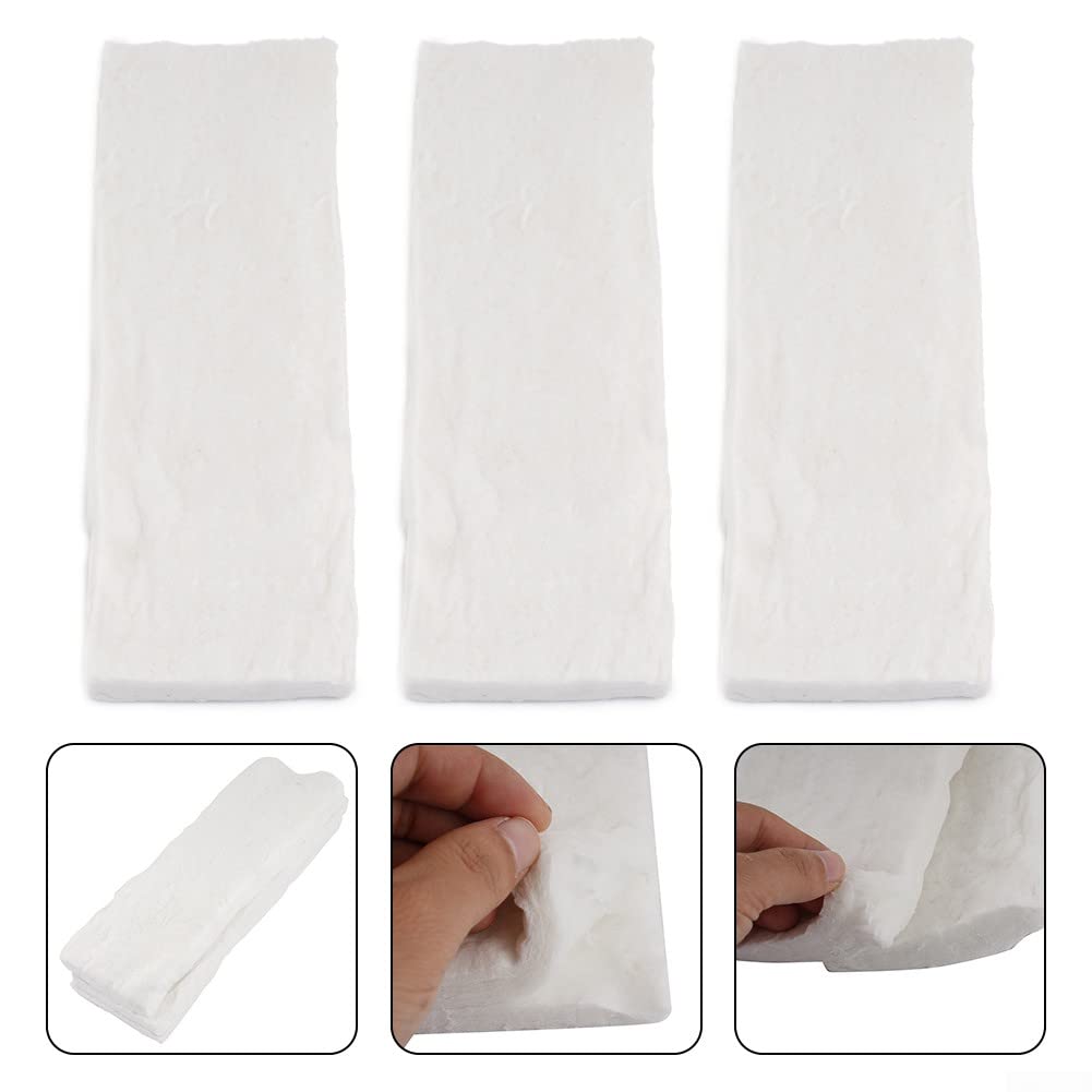 ZYNCUE 3pc Calcium-Magnesium-Silicate Fibres Firplace Firebox Safety Bio Fire Blanket for Bioethanol Fireplace Indoor Gel & Ethanol Ceramic Sponge